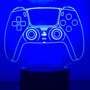LED Multi Colour Game Controller Night Light Sign - Ideal Gift for ...