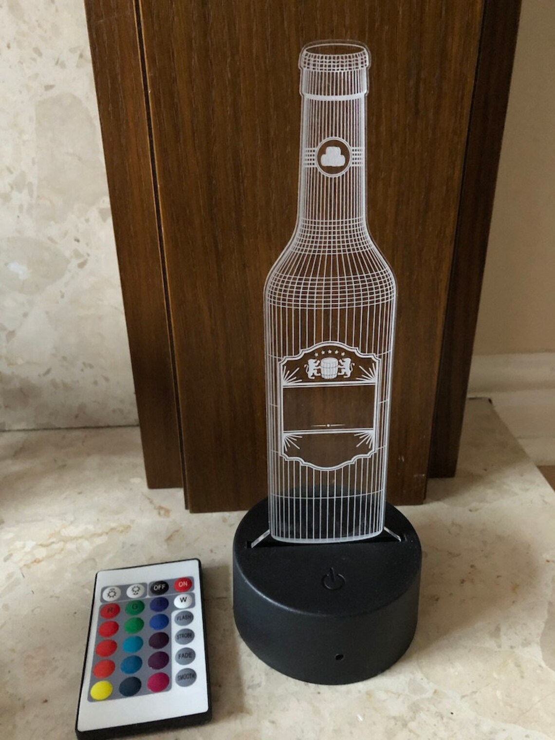 Personalised LED Neon Multi Colour Light Beer Bottle Sign - Etsy