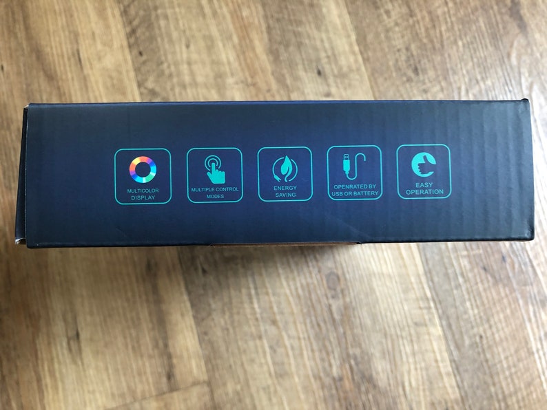 Personalised 3D LED App Controlled Multi Coloured Handheld | Etsy