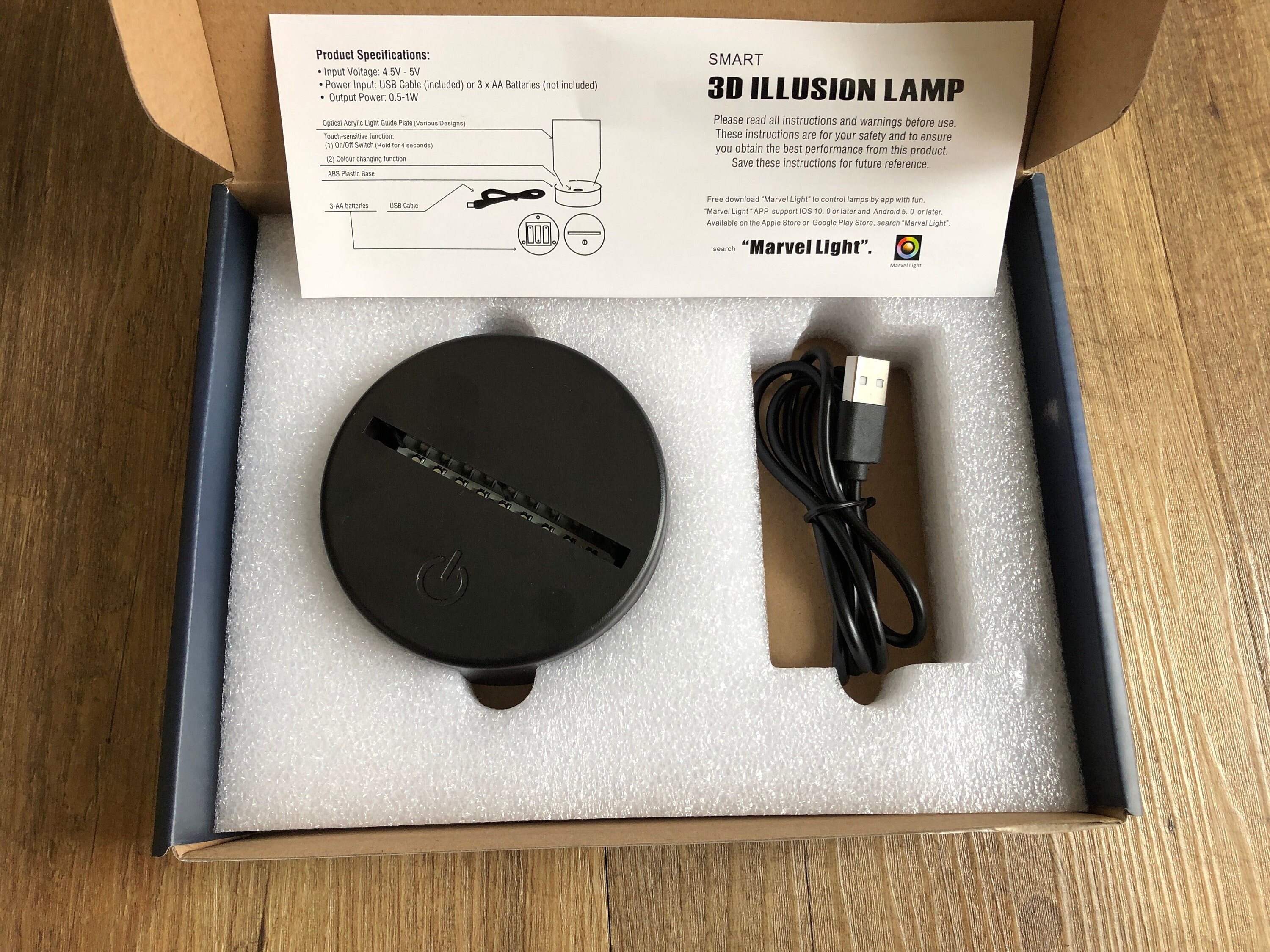 Personalised 3D LED App Controlled Multi Coloured Handheld | Etsy