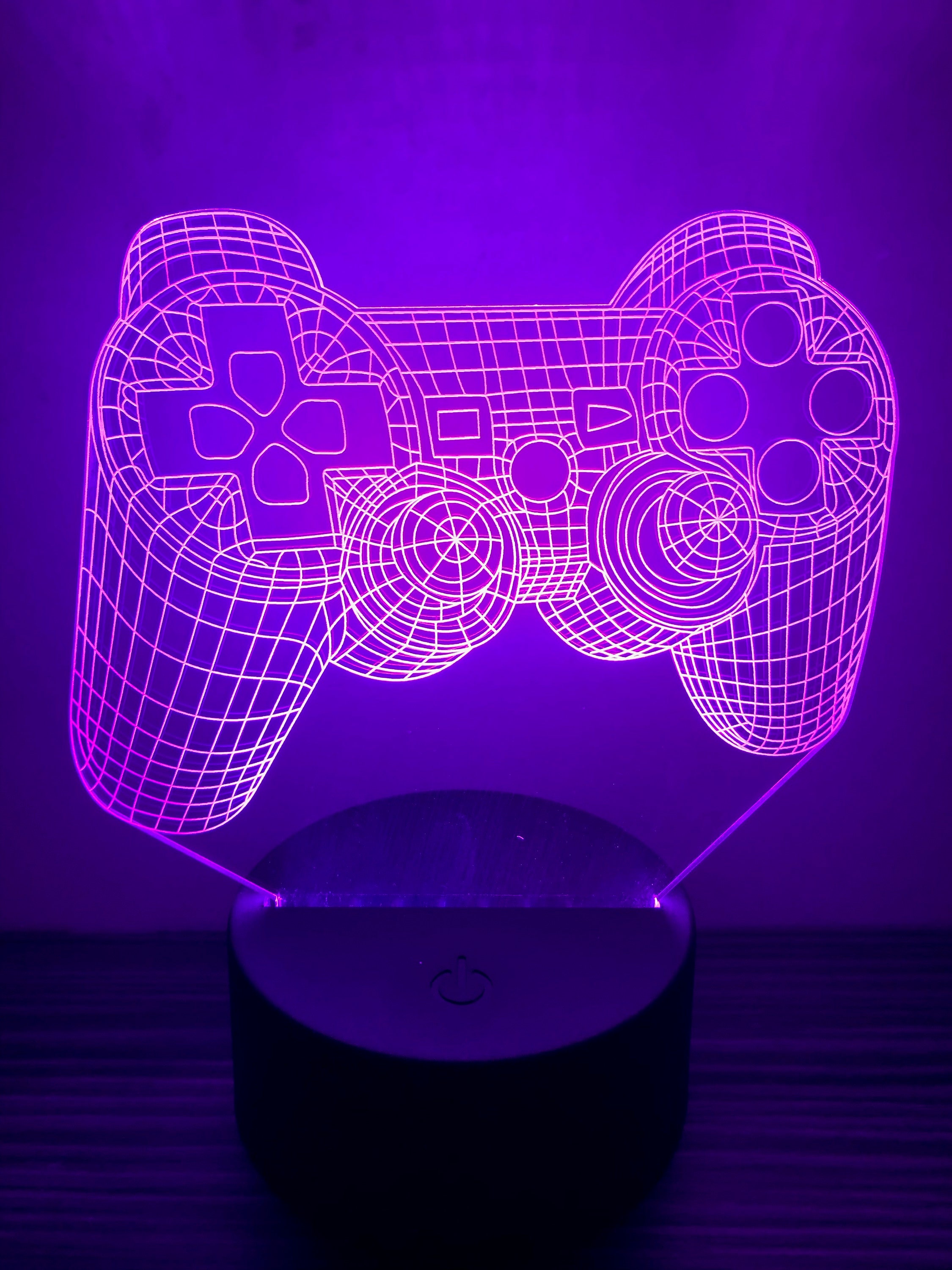 LED Neon Multi Colour Gaming Controller Night Light Sign - Etsy UK