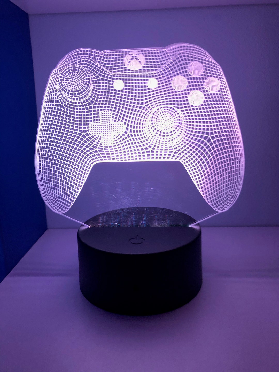 LED Multi Colour Gamer Gaming Game Controller Night Light - Etsy