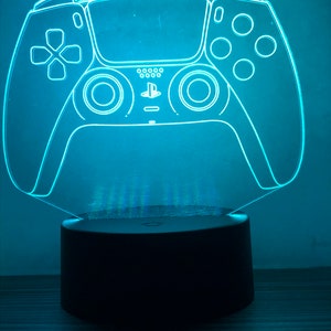 LED Multi Colour Game Controller Night Light Sign - Ideal Gift for ...