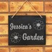 Personalised Rustic Slate Mum's Garden Hanging Sign Plaque Any Name - Etsy