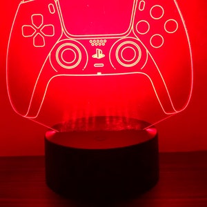LED Multi Colour Game Controller Night Light Sign - Ideal Gift for ...