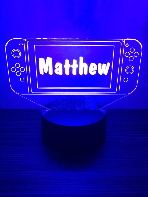 Personalised 3D LED App Controlled Multi Coloured Handheld | Etsy