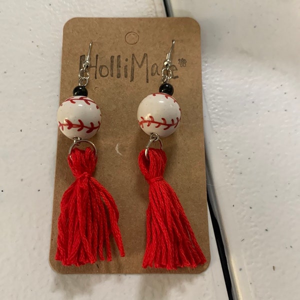 Baseball Earrings - Etsy
