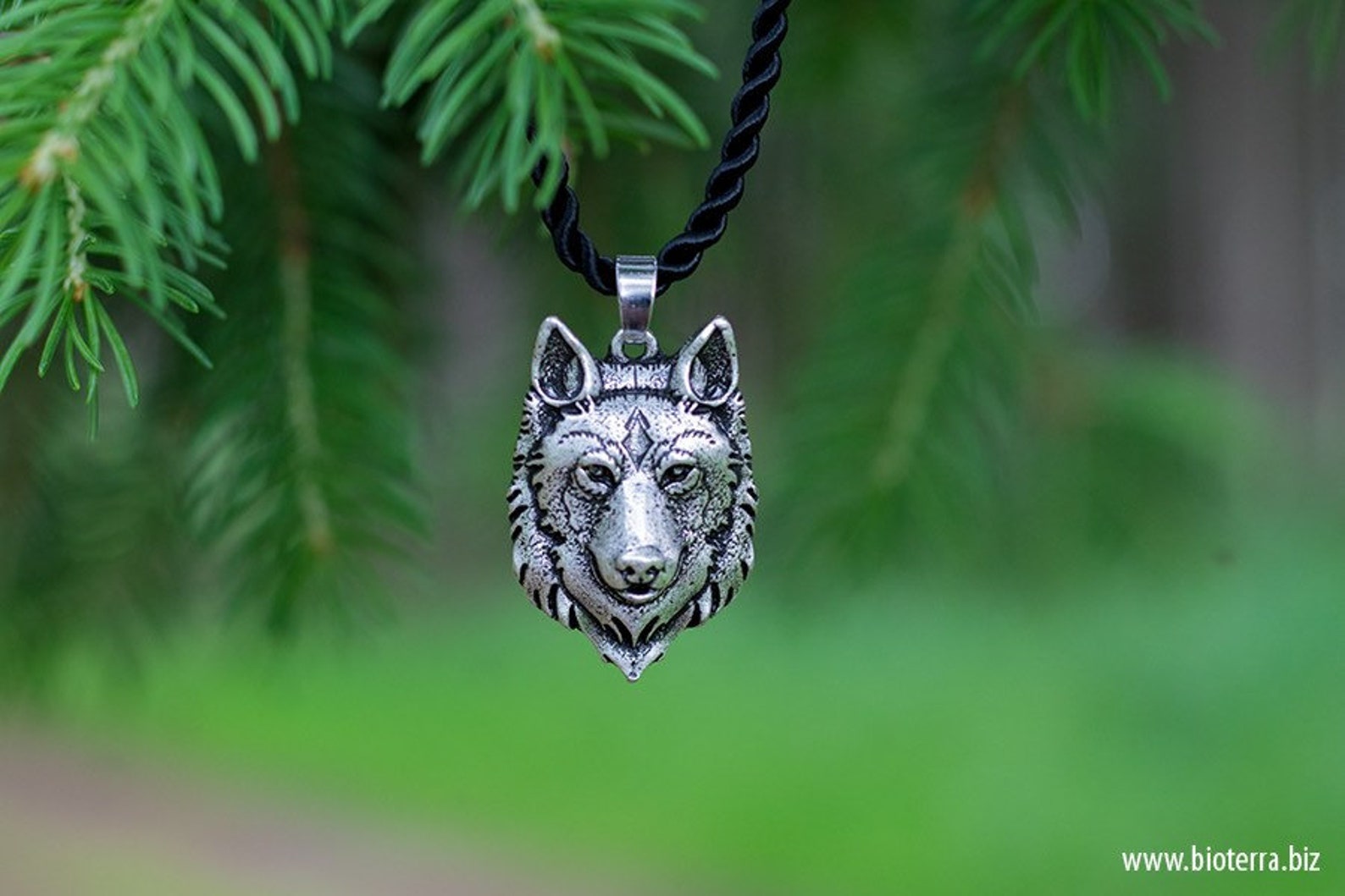 Wolf Anhänger Kette Schmuck Vegan Silber - Etsy.de