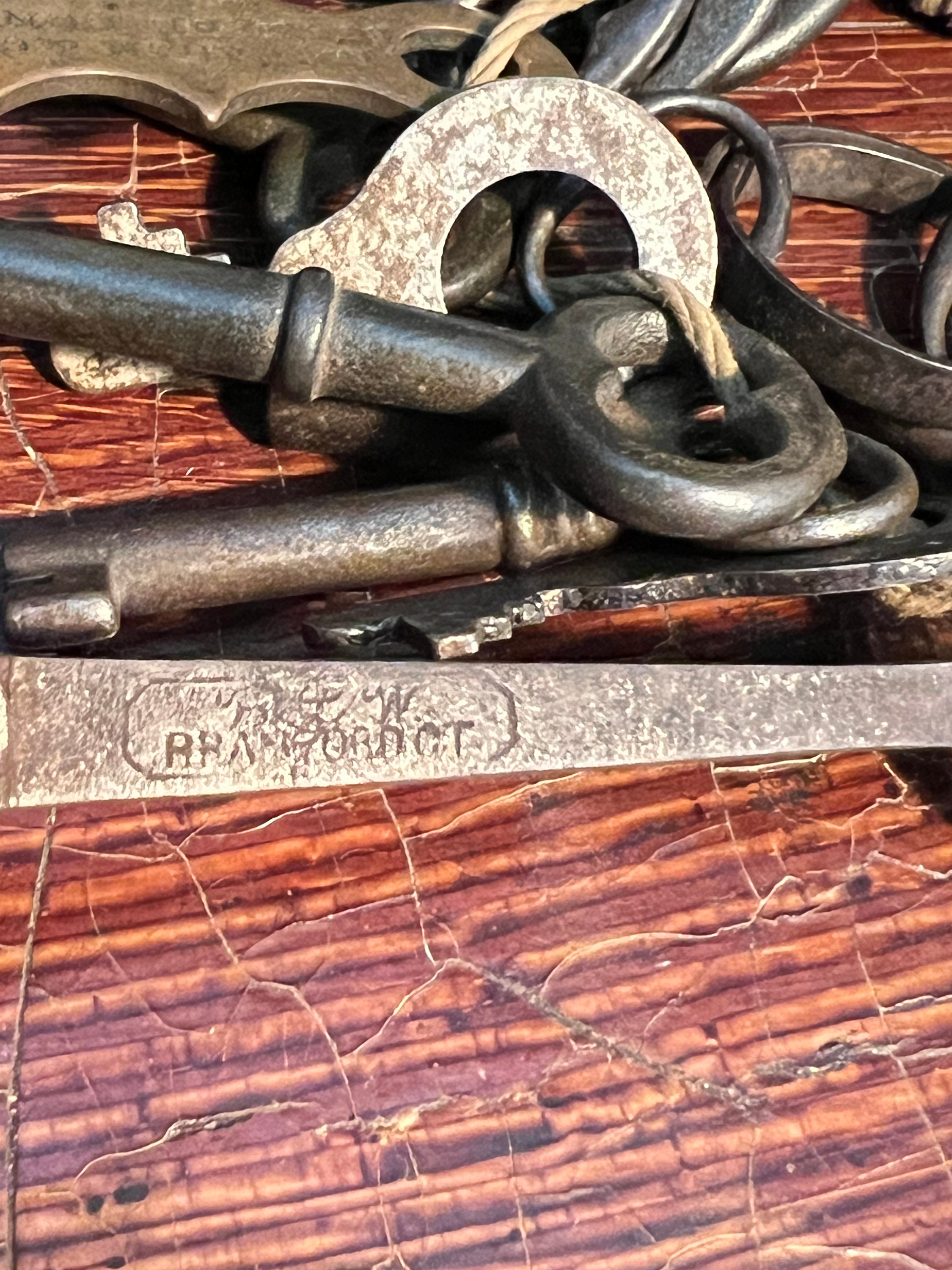 Set of 19 Antique Assorted Keys Including Skeleton, Lock and Clock ...