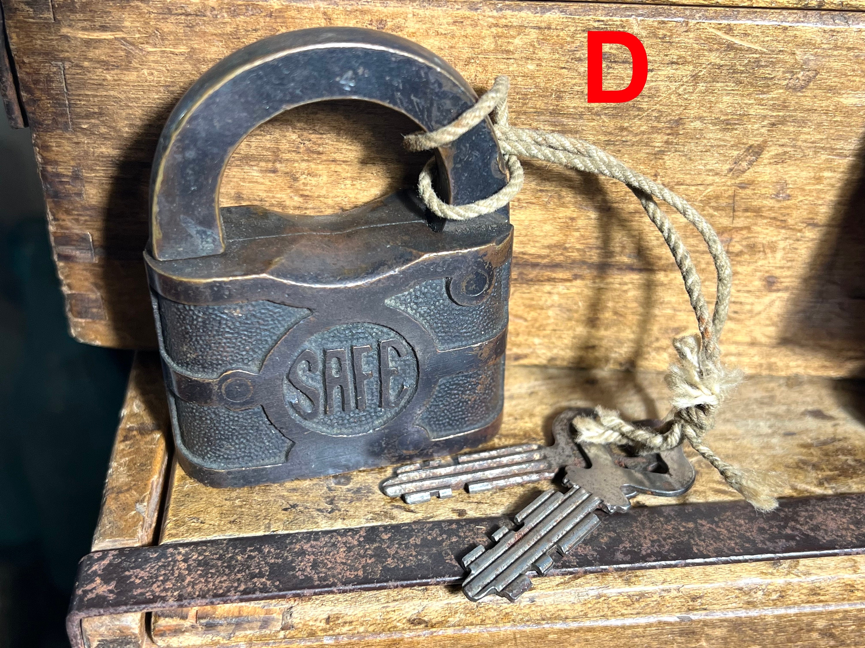 Assorted Antique Brass and Iron Padlocks - Early and Unique Lock ...
