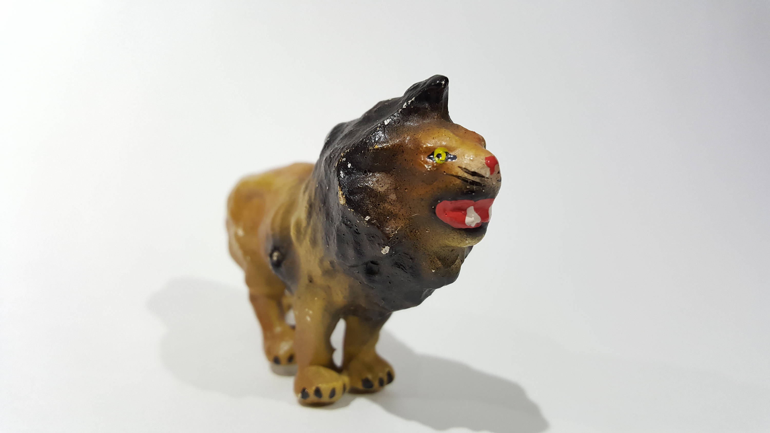 Antique Pre-war Japan Elastolin Lineol Composition Painted Lion ...