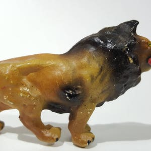 Antique Pre-war Japan Elastolin Lineol Composition Painted Lion ...