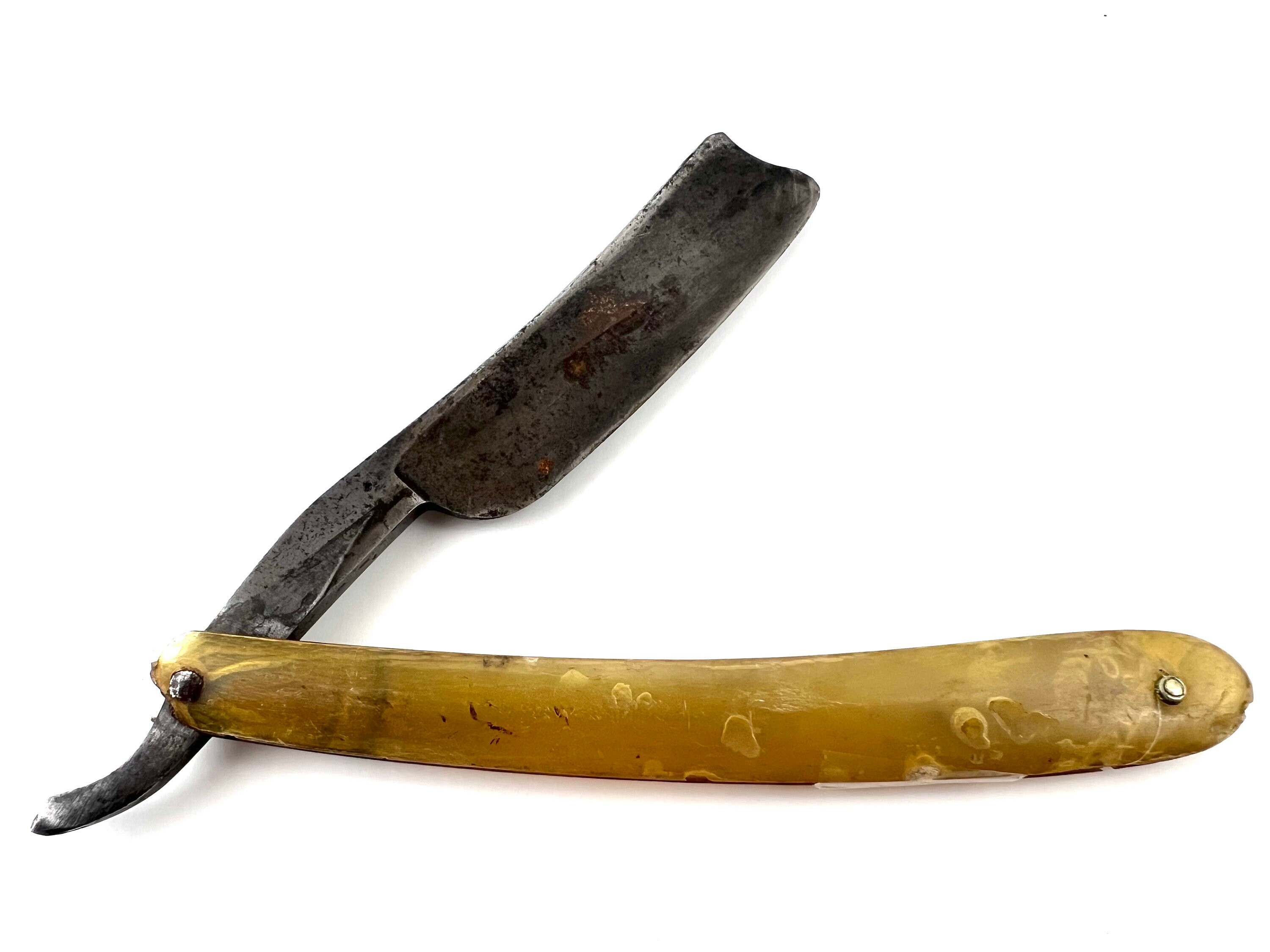 19th Century Straight Razor Celebrating President Washington Antique ...