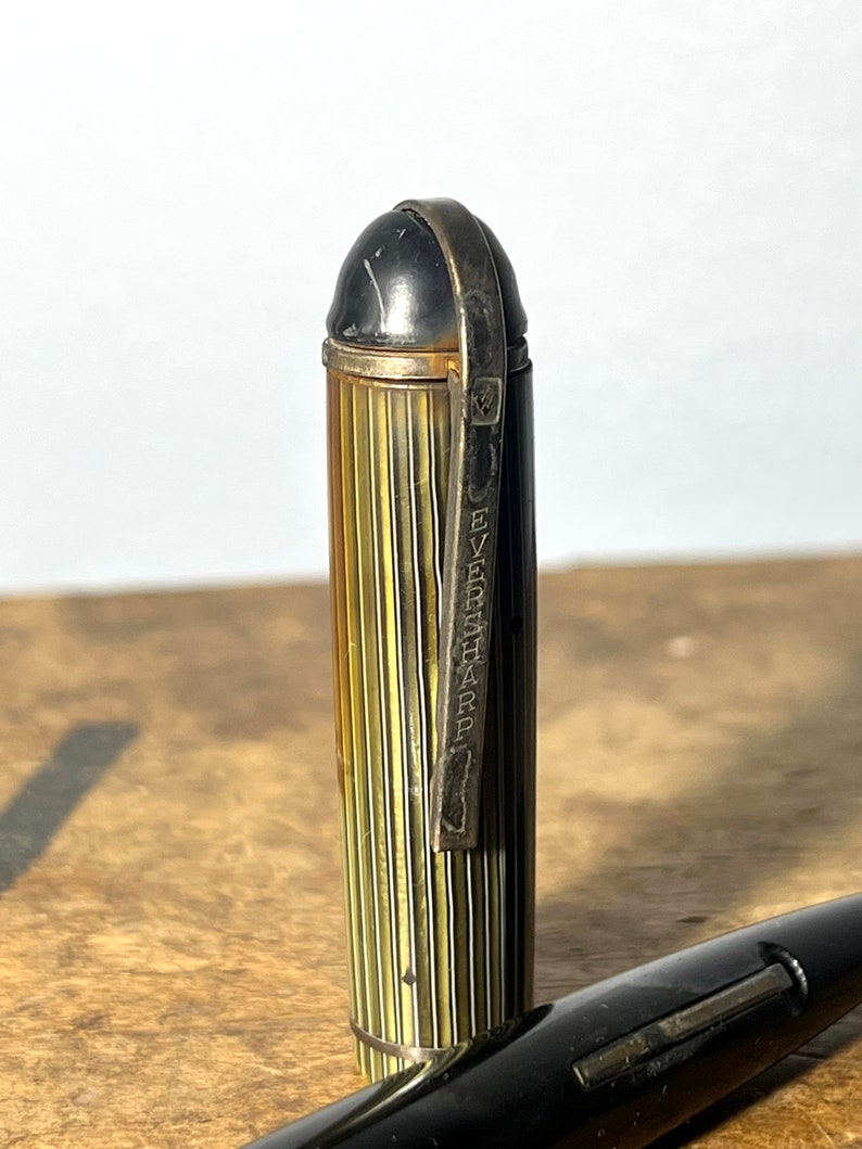 Set of 2 Rare Fountain Pens 1920s - 1940s Wahl Eversharp Skyline Black ...