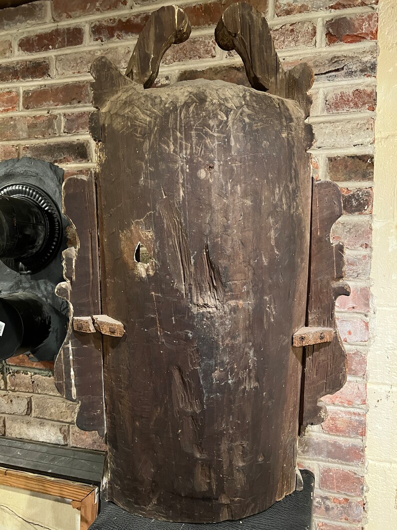 16th-17th Century Carved Wooden Religious Artifact Shrine - Niche for ...