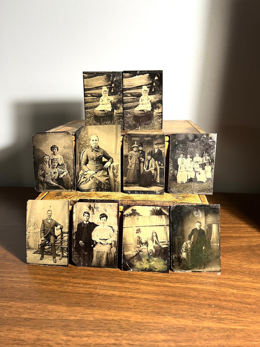 Assorted 19th Century Tintype Photos Victorian Era Tintypes Children ...