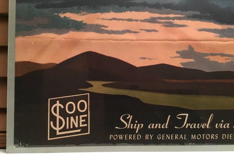 Authentic 1950's Bern Hill General Motors Train Commercial Advertising ...