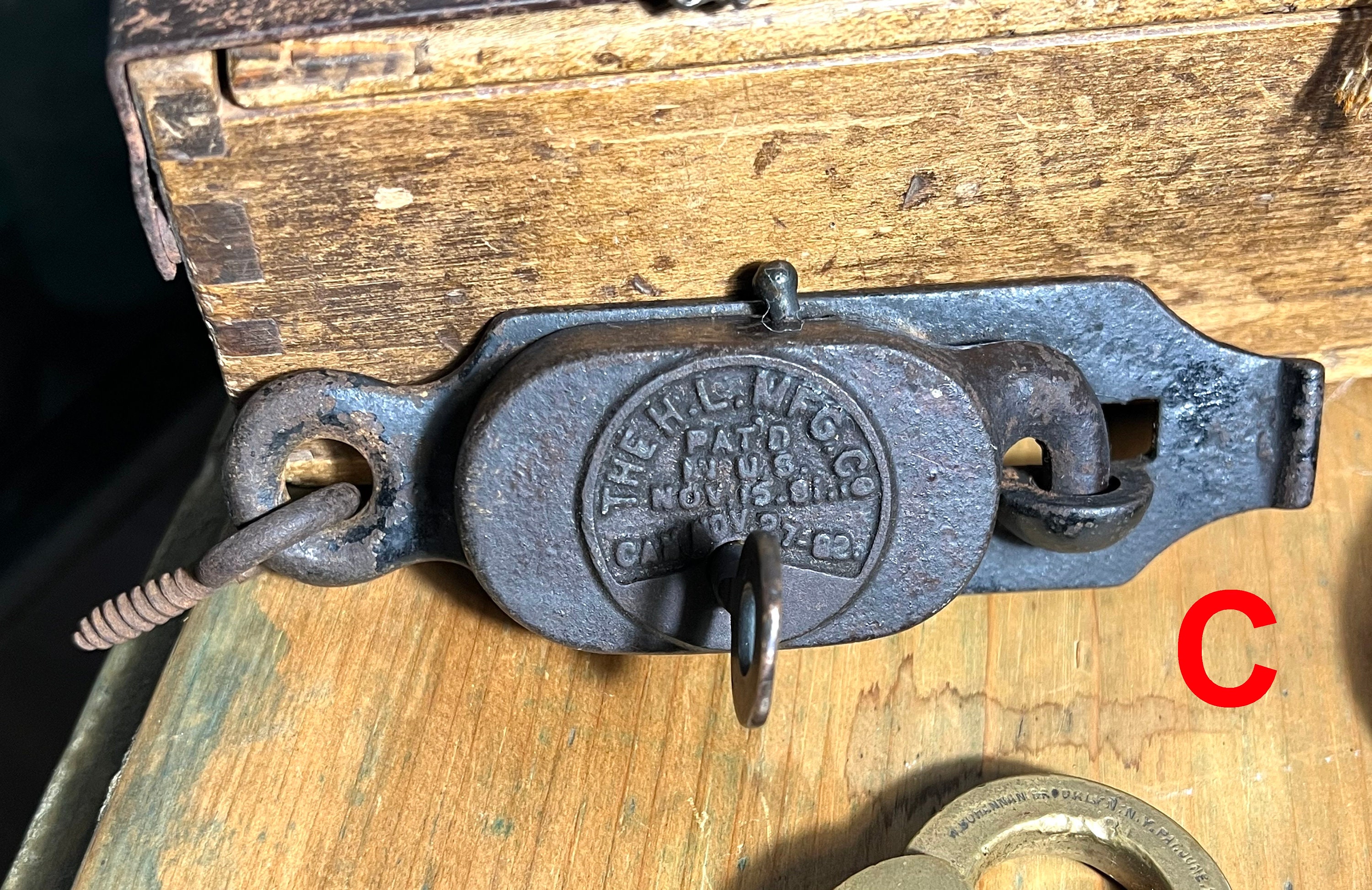 Assorted Antique Brass and Iron Padlocks - Early and Unique Lock ...