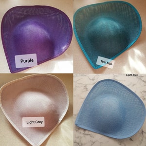 Hat Base Fascinator Hat Form for DIY Hat Millinery Supply Teardrop ...