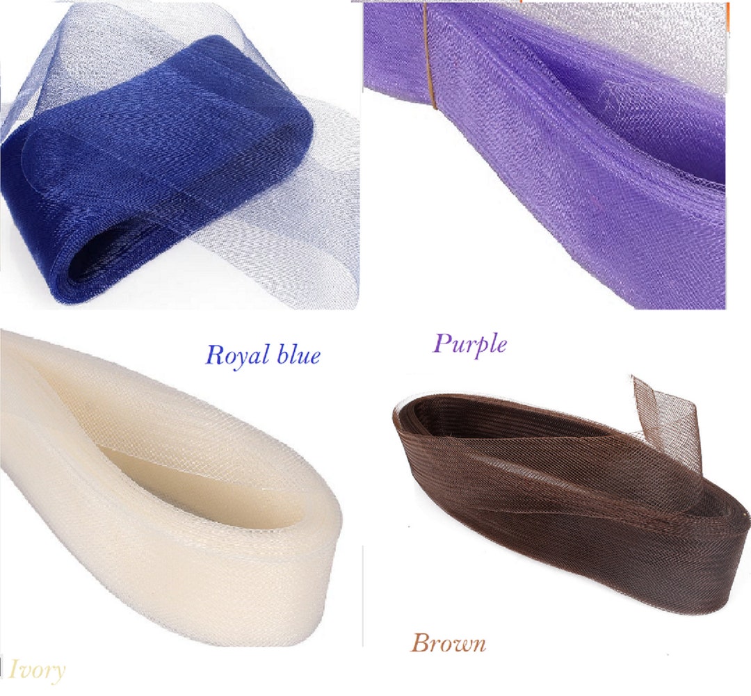 410 Cm Crinoline Peach,royal Blue,purple,ivory,white Horsehair Braid ...