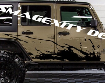Jeep Splash Decal - Etsy