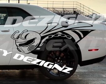 Honeycomb Vinyl Decals Challenger - Etsy