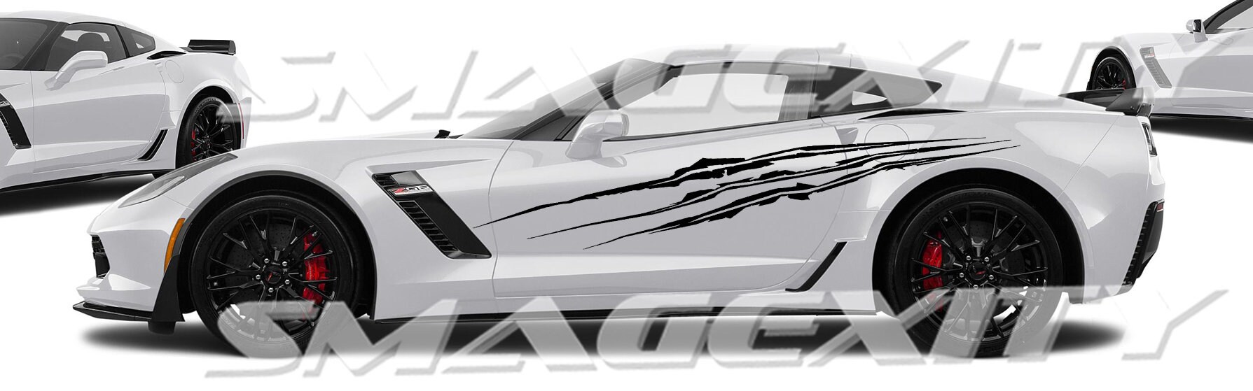 2014-2020 CORVETTE C7 Stingray Custom Graphics Decal Grand | Etsy