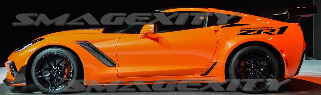 REFLECTIVE CORVETTE Racing C6R C6 Custom Graphics Decal ZR1 Z06 Tribal ...