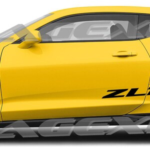 ZL1 Text Logos Decals Graphics Vinyl Stripes Camaro CHEVY Chevrolet ...