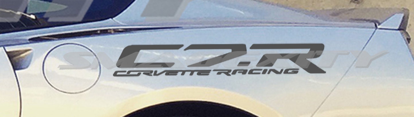 REFLECTIVE CORVETTE Racing C6R C6 Custom Graphics Decal ZR1 | Etsy
