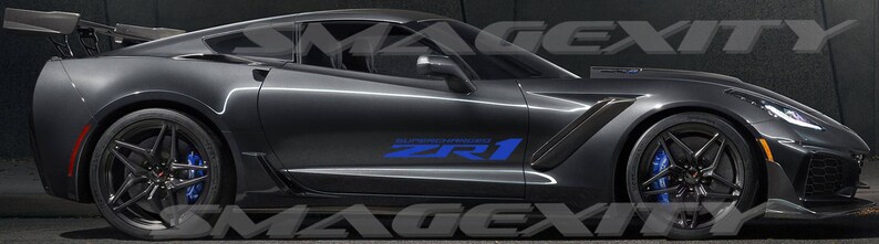 REFLECTIVE CORVETTE Racing C6R C6 Custom Graphics Decal ZR1 - Etsy