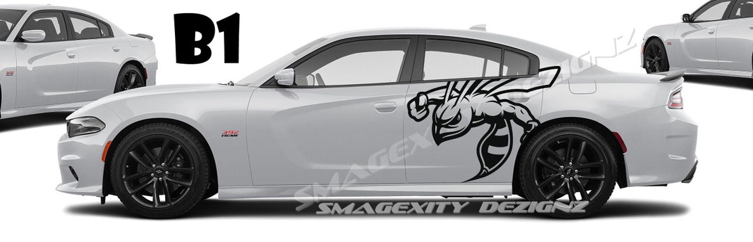 Drlver & PASSENGER Klts Cast Vinyl Decals Graphics for CHARGER or ...