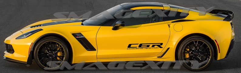 REFLECTIVE CORVETTE Racing C6R C6 Custom Graphics Decal ZR1 | Etsy