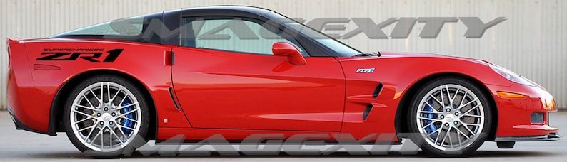 REFLECTIVE CORVETTE Racing C6R C6 Custom Graphics Decal ZR1 - Etsy