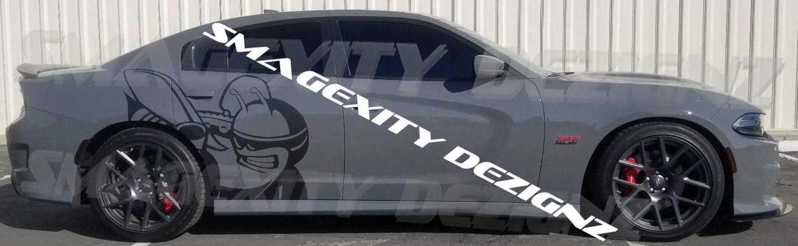Passenger Side Scat Pack Bee SRT Decals Graphics Vinyl CHARGER | Etsy