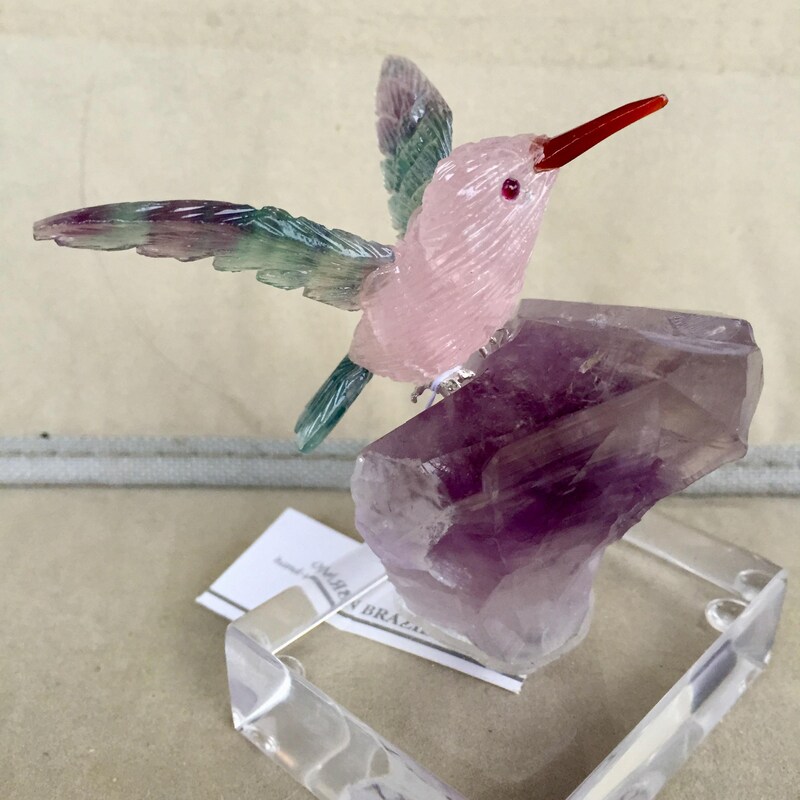 Hummingbird Crystal - Etsy
