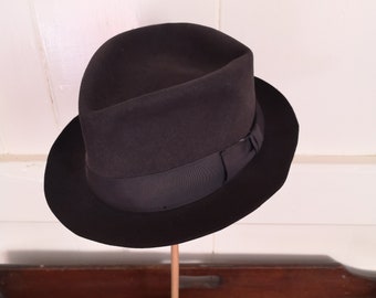 Charcoal Grey Fedora - Etsy
