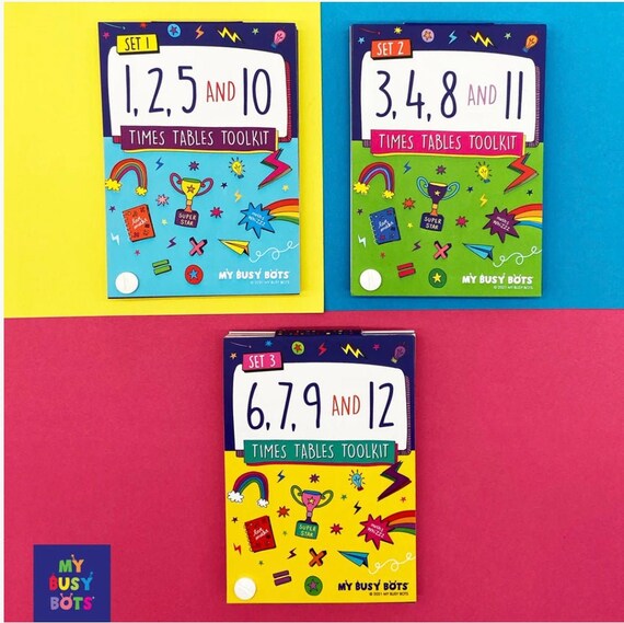 Times Tables Toolkits Maths Flashcards Times Tabes | Etsy UK