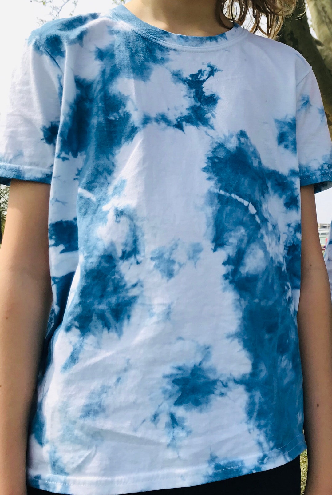 Indigo Dye T-shirt - Etsy