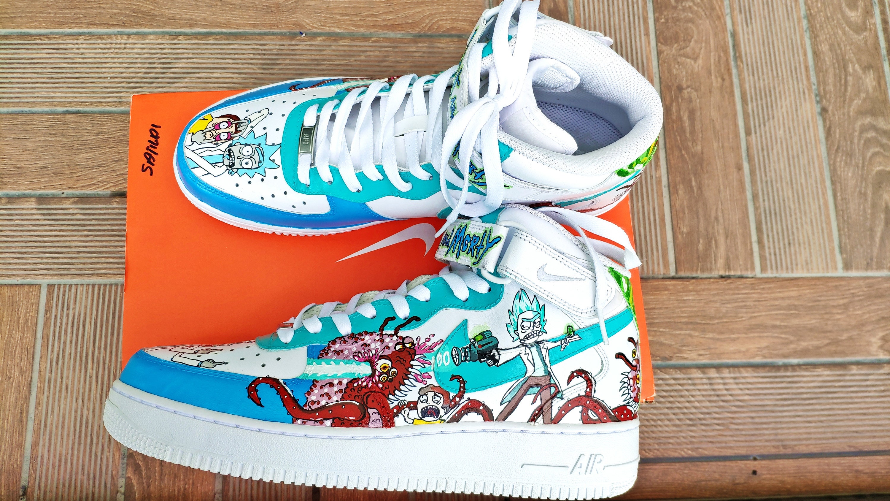 Custom Cartoon Shoes Colored Custom Shoes Custom Nike - Etsy.de