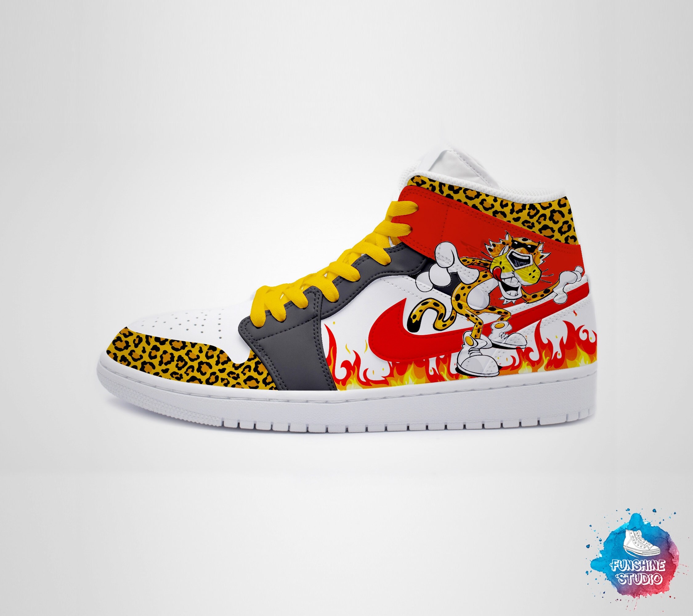 Custom Cheetos Shoes Air Jordan 1 Cheetos Custom Air Jordan - Etsy ...