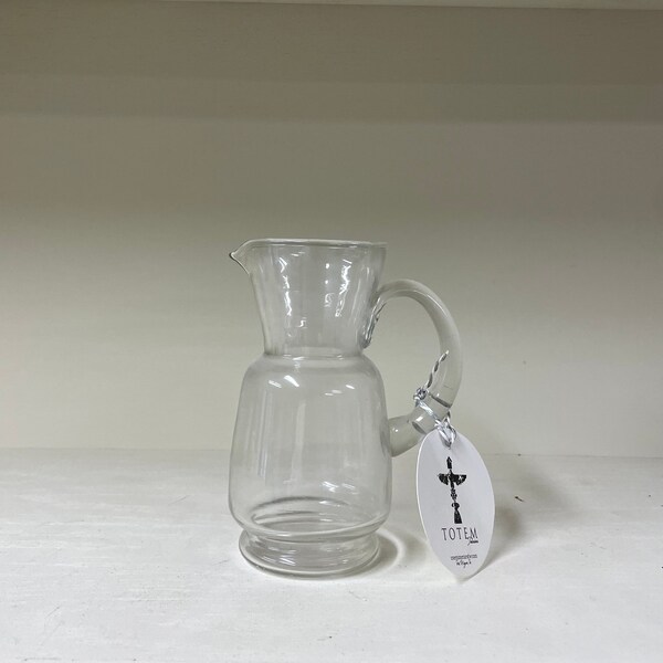 Small Glass Pitcher - Etsy