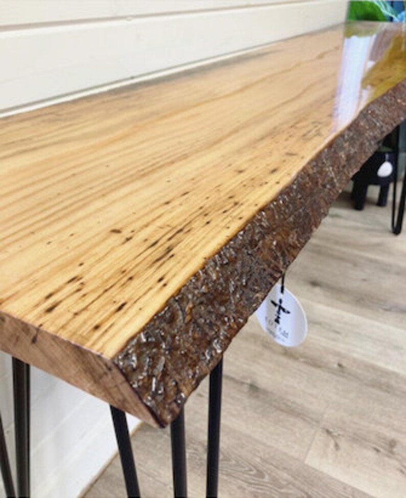 Sealed Live Edge Table - Etsy