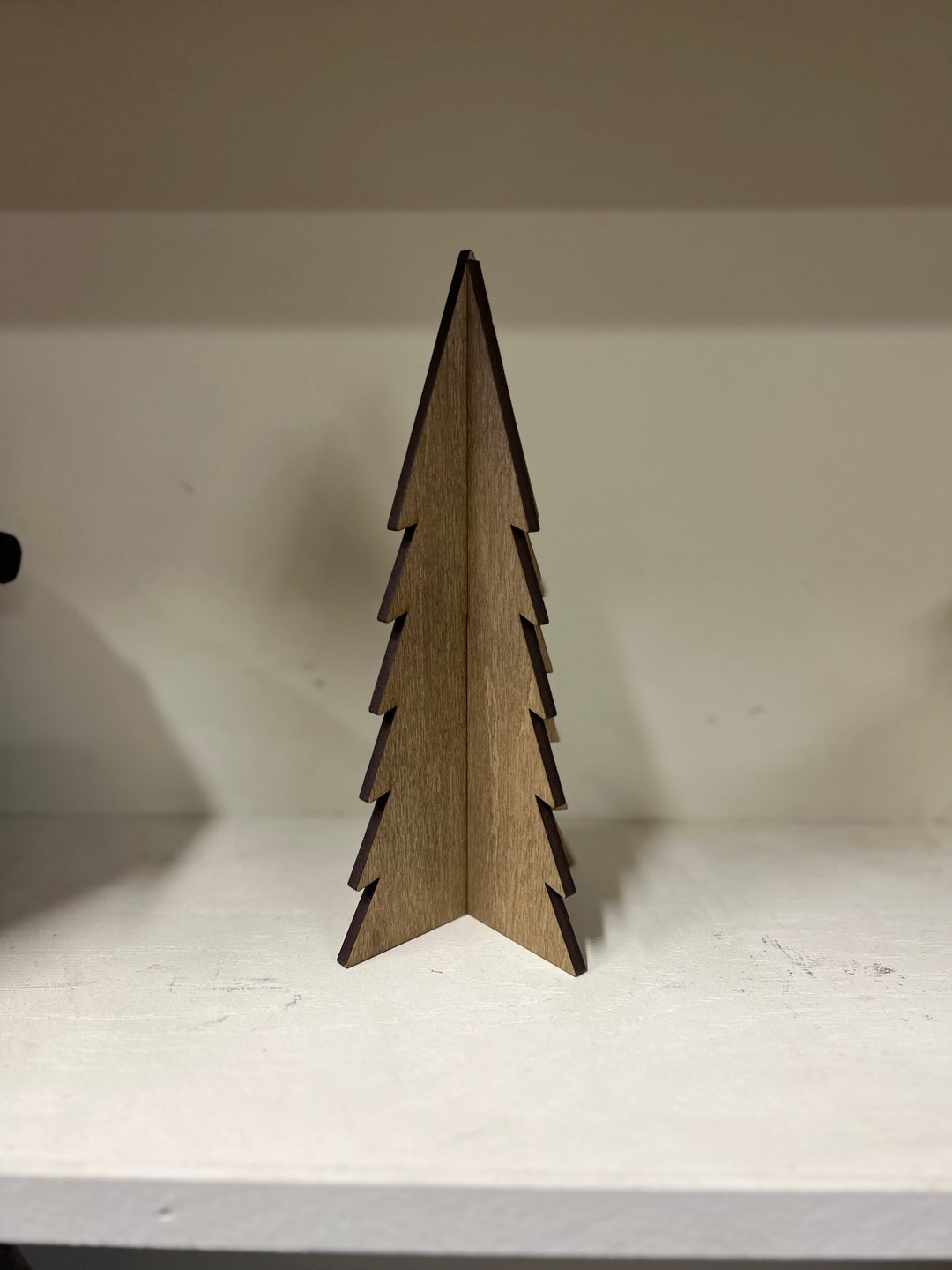 9 Wood Stained Christmas Tree - Etsy