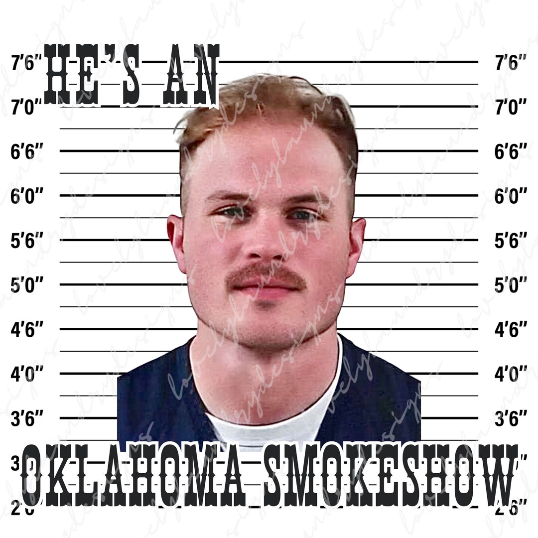 Oklahoma Smokeshow Mugshot Png Svg Sublimation Design Western Svg ...