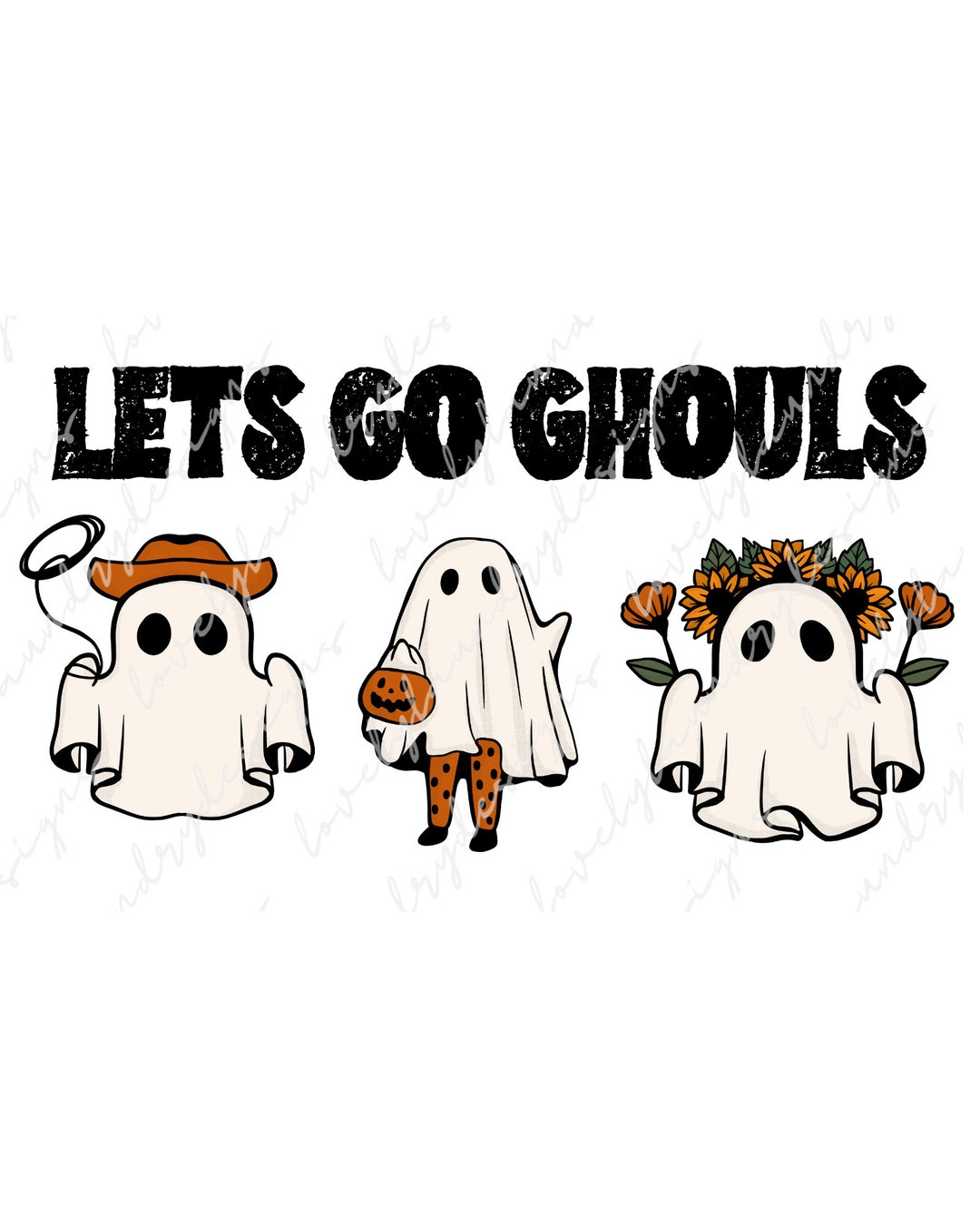 Lets Go Ghouls SVG Halloween PNG Western Halloween Png Lets Go Girls ...