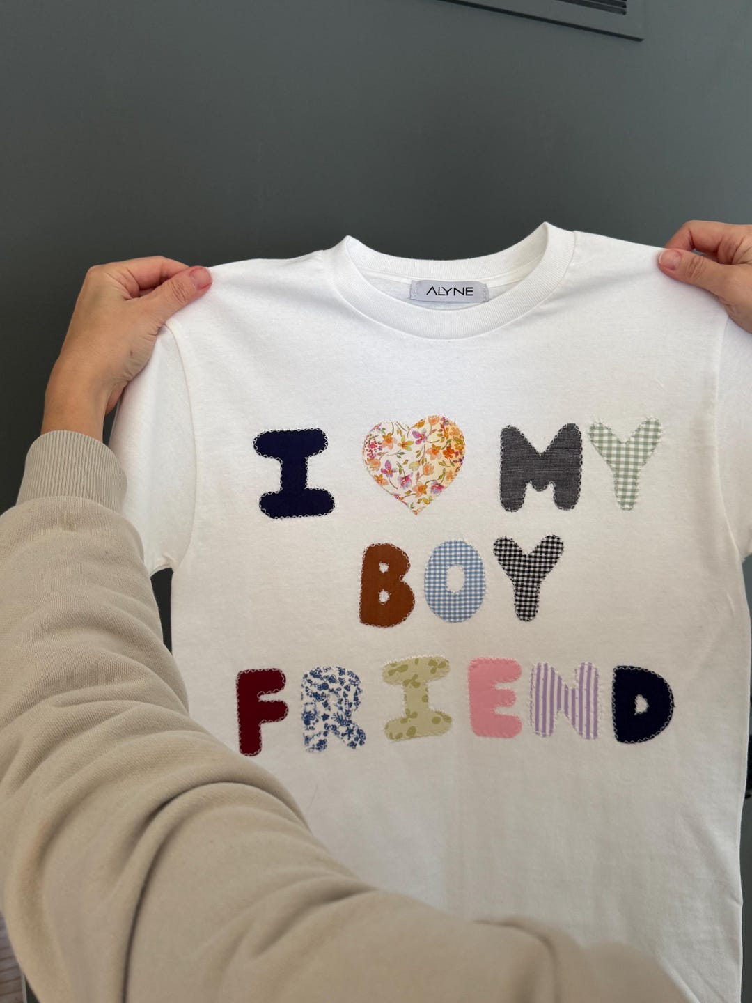 Custom Handmade Patchwork Tee – Personalized Colorful T-shirt, Festival ...