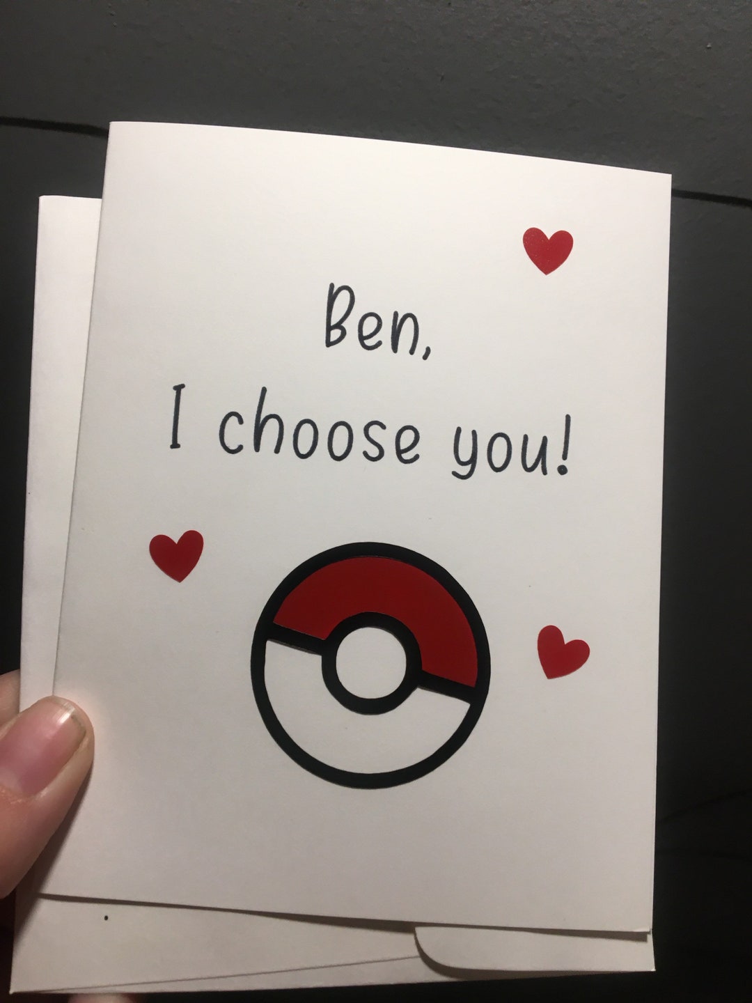 Pokemon I Choose You! Card - Etsy