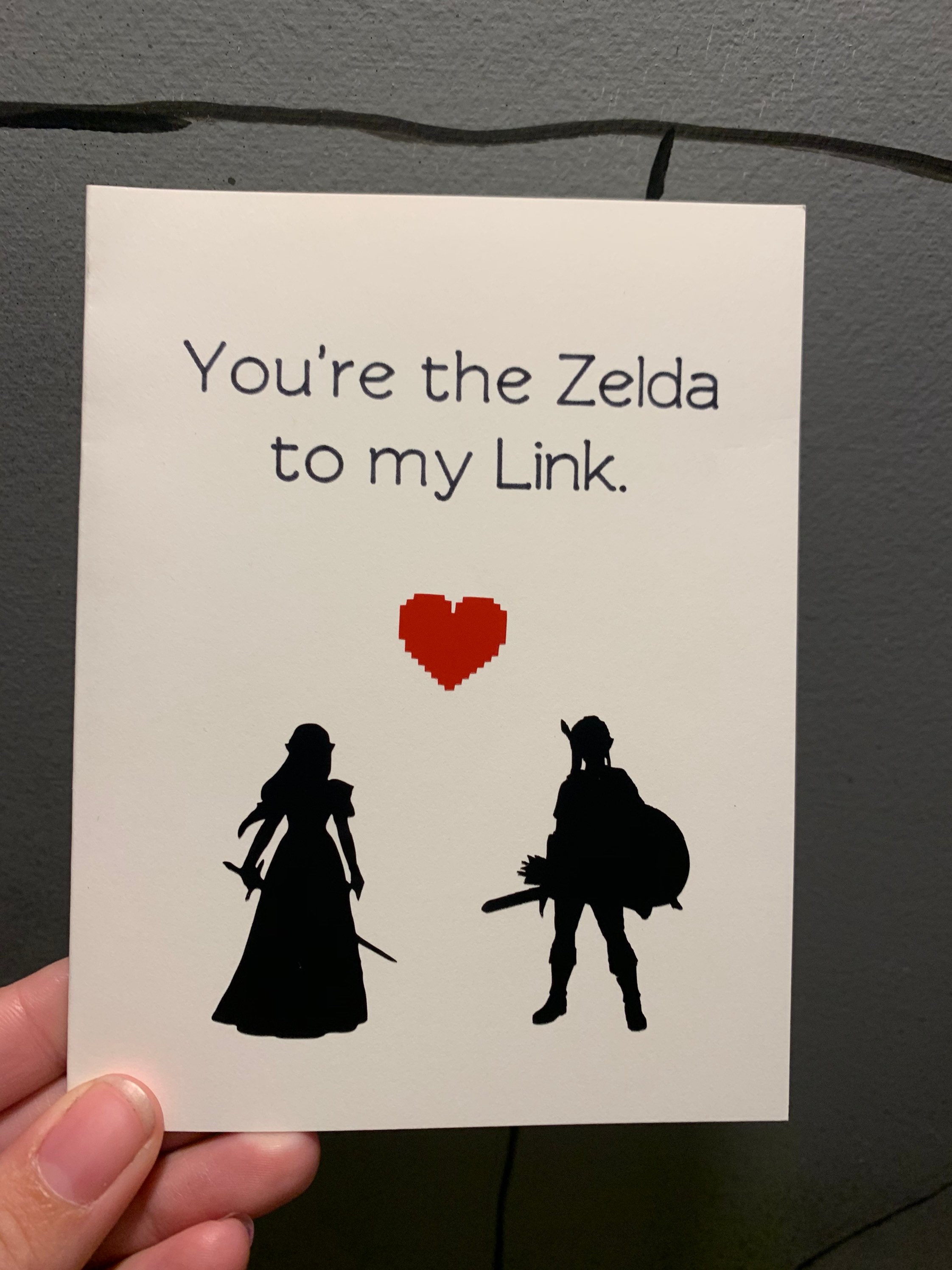 You’re the Link to My Zelda Blank Card - Etsy