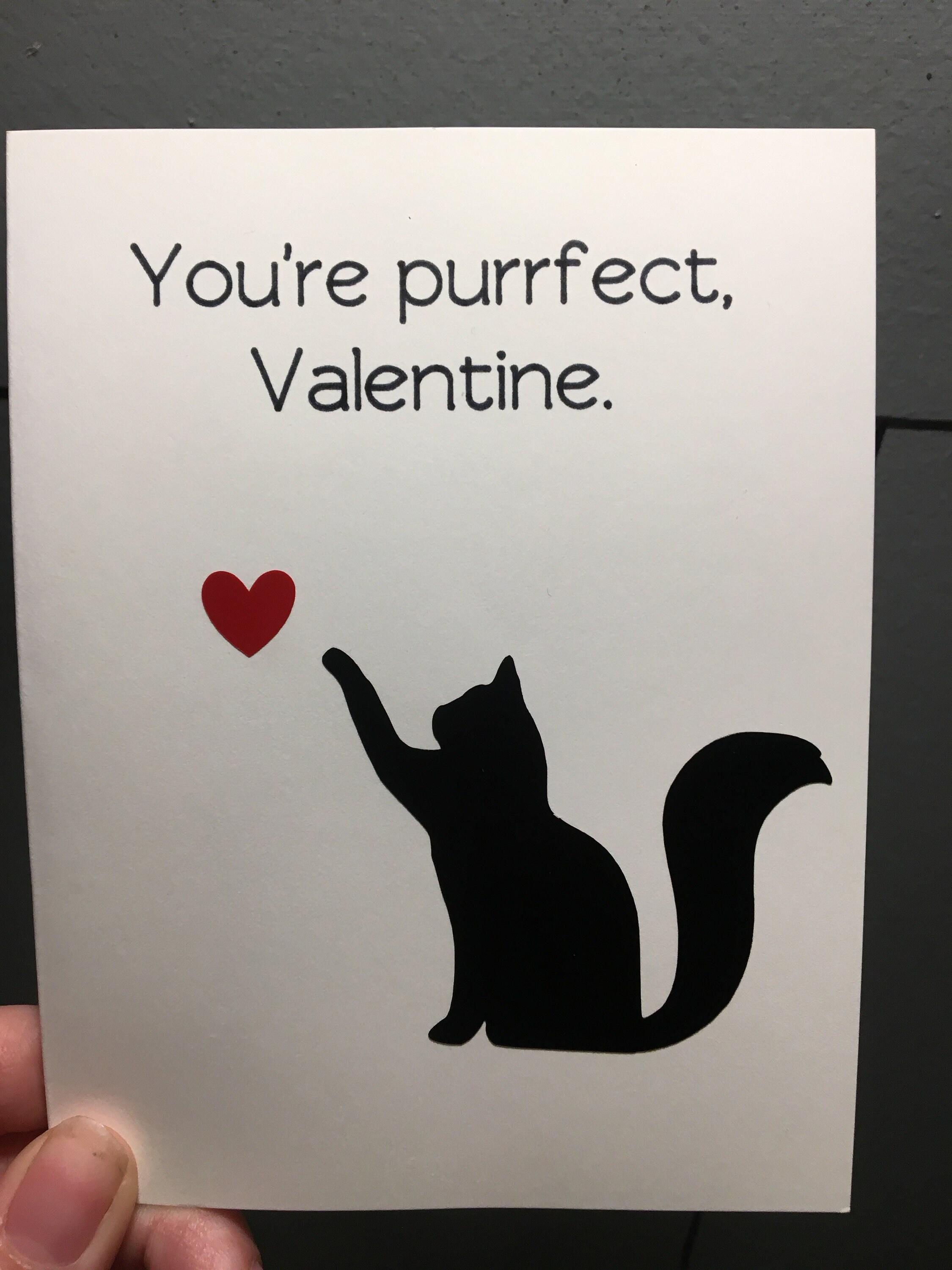 Cat/dog Valentine Card - Etsy